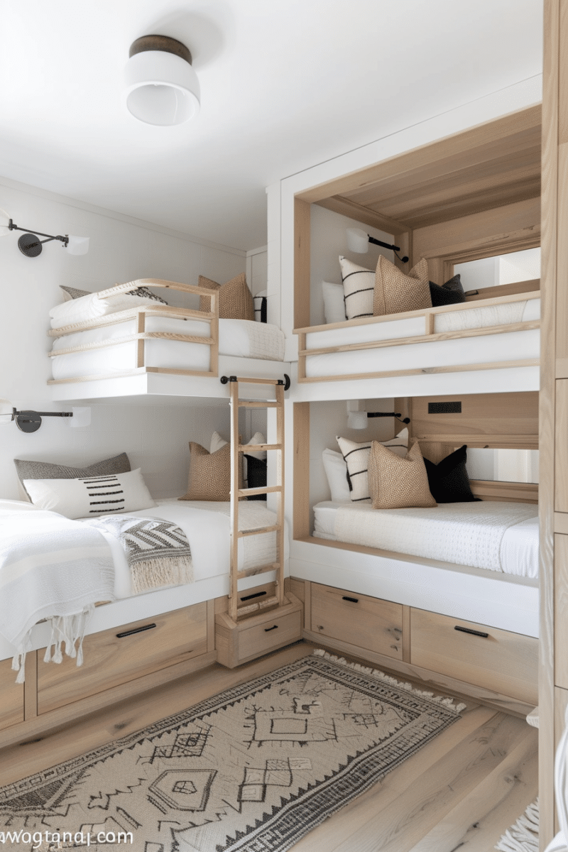 25 Unique & Chic Bunk Bed ideas: Smart Solutions for Small Bedrooms - Unique Design Blog