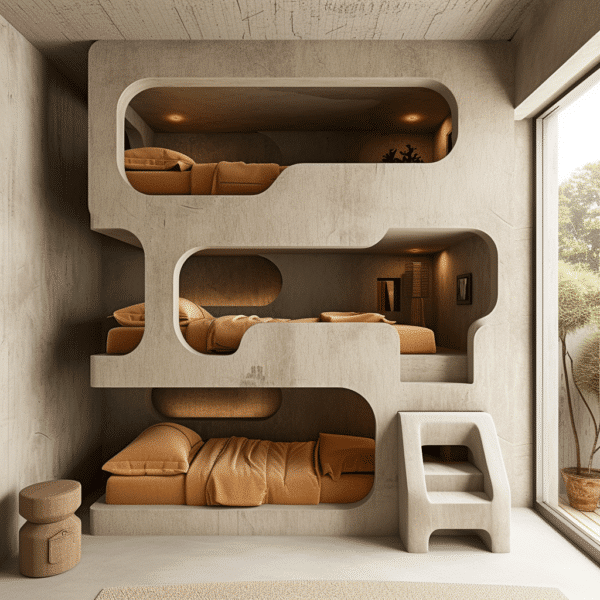 25 Unique & Chic Bunk Bed ideas: Smart Solutions for Small Bedrooms - Unique Design Blog