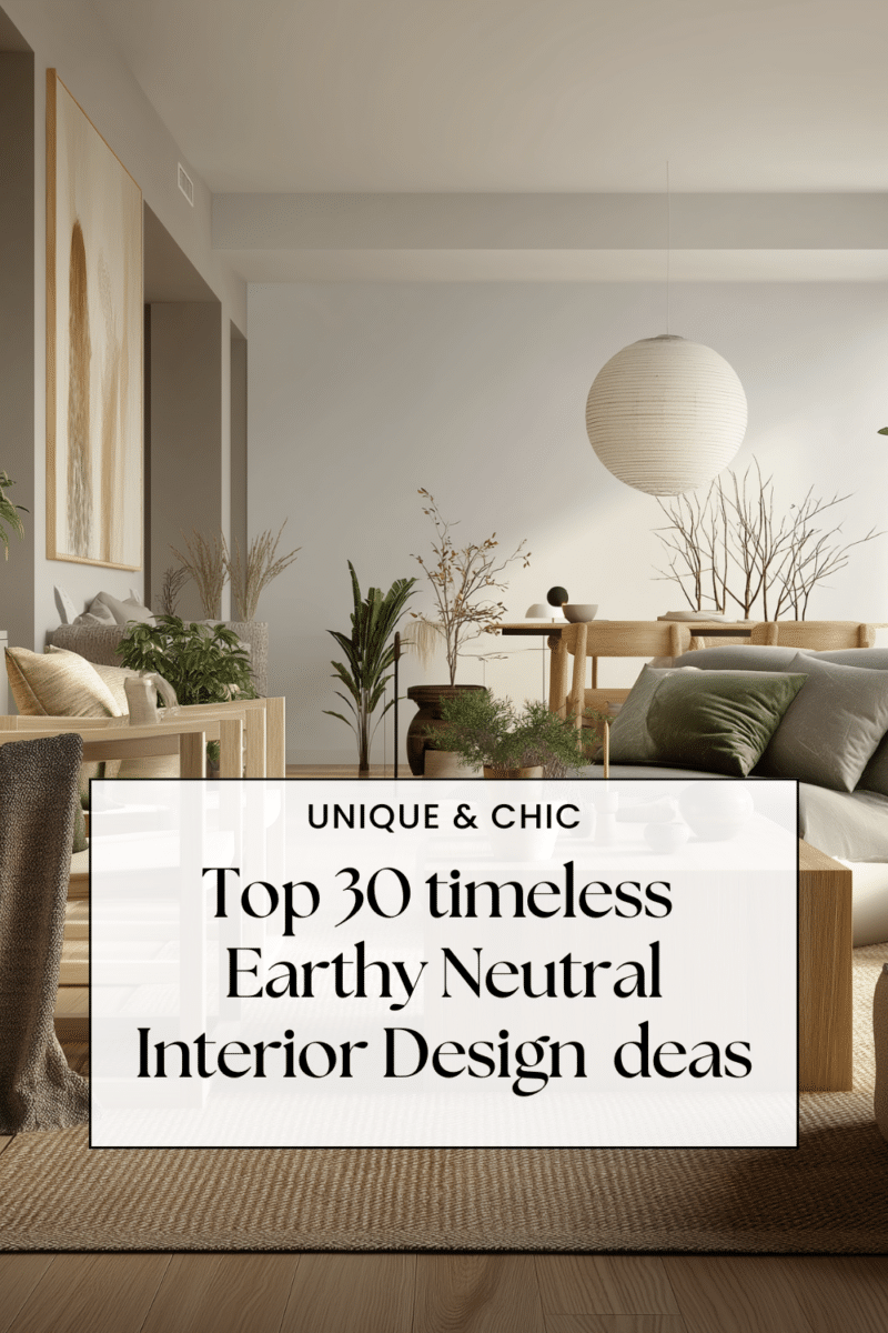 Neutral Earthy Design Inspiration That Are Timeless - Unique Design Blog