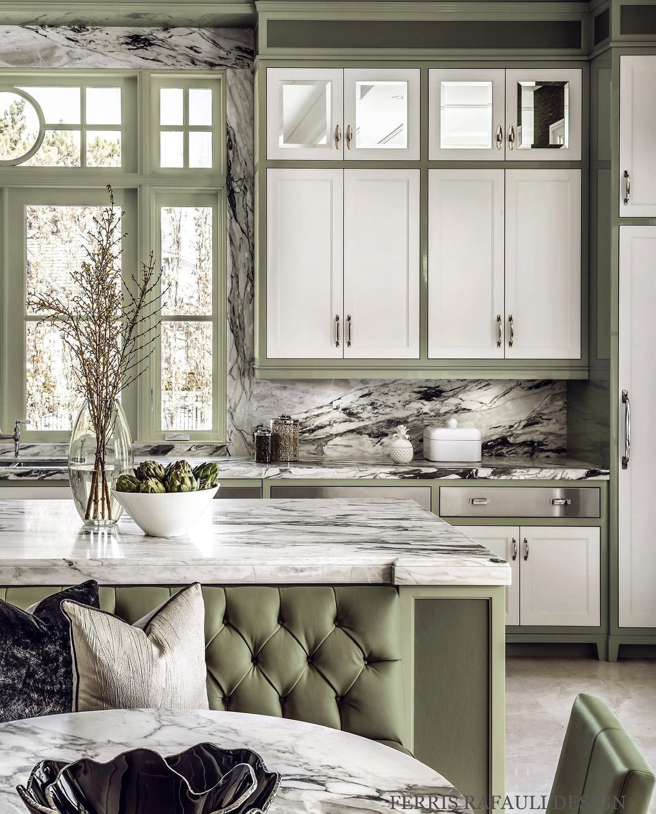 The Best Green Kitchen designs that will make you happy - Unique Design ...