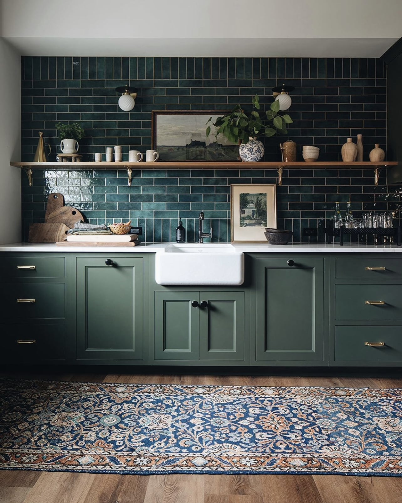 The Best Green Kitchen designs that will make you happy - Unique Design ...
