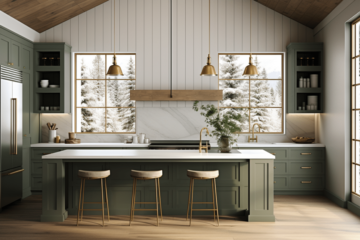 35 Stunning Green Kitchen Design Ideas to Inspire You - Unique Design Blog