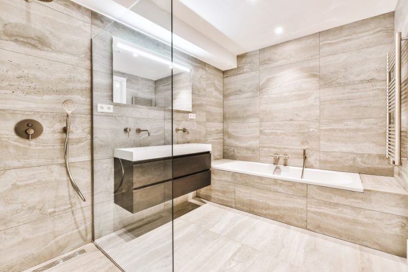 How to Pick : Horizontal vs Vertical Bathroom Tiles - Unique Design Blog