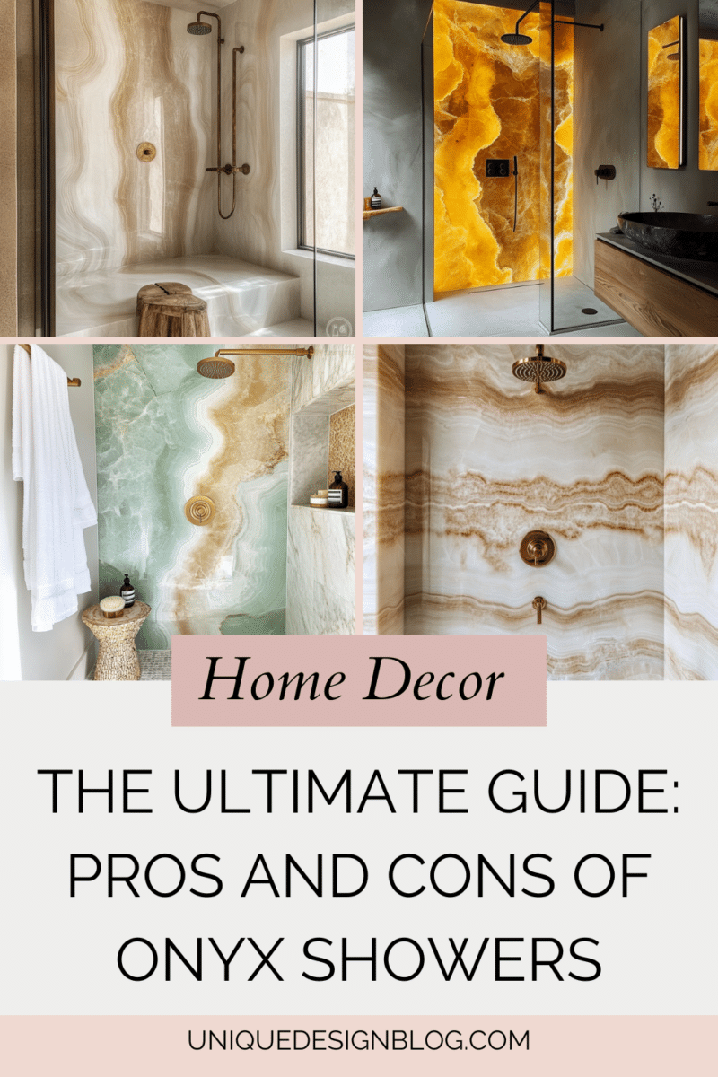 The Ultimate Guide: Pros and Cons of Onyx Showers - Unique Design Blog