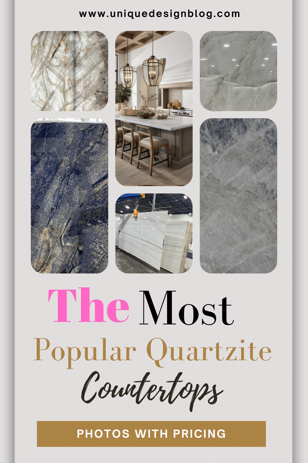 Your Guide to the Most Popular Quartzite Countertops - Unique Design Blog