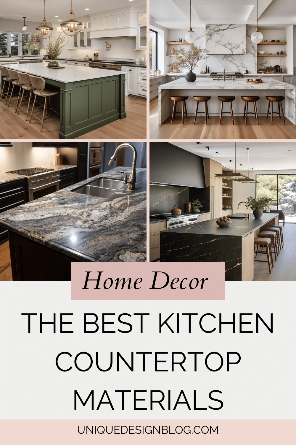 What are the Best Kitchen Countertop Materials - Unique Design Blog