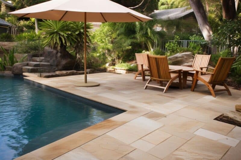 Natural Pavers: Slate Vs Sandstone Pool Decks - Unique Design Blog