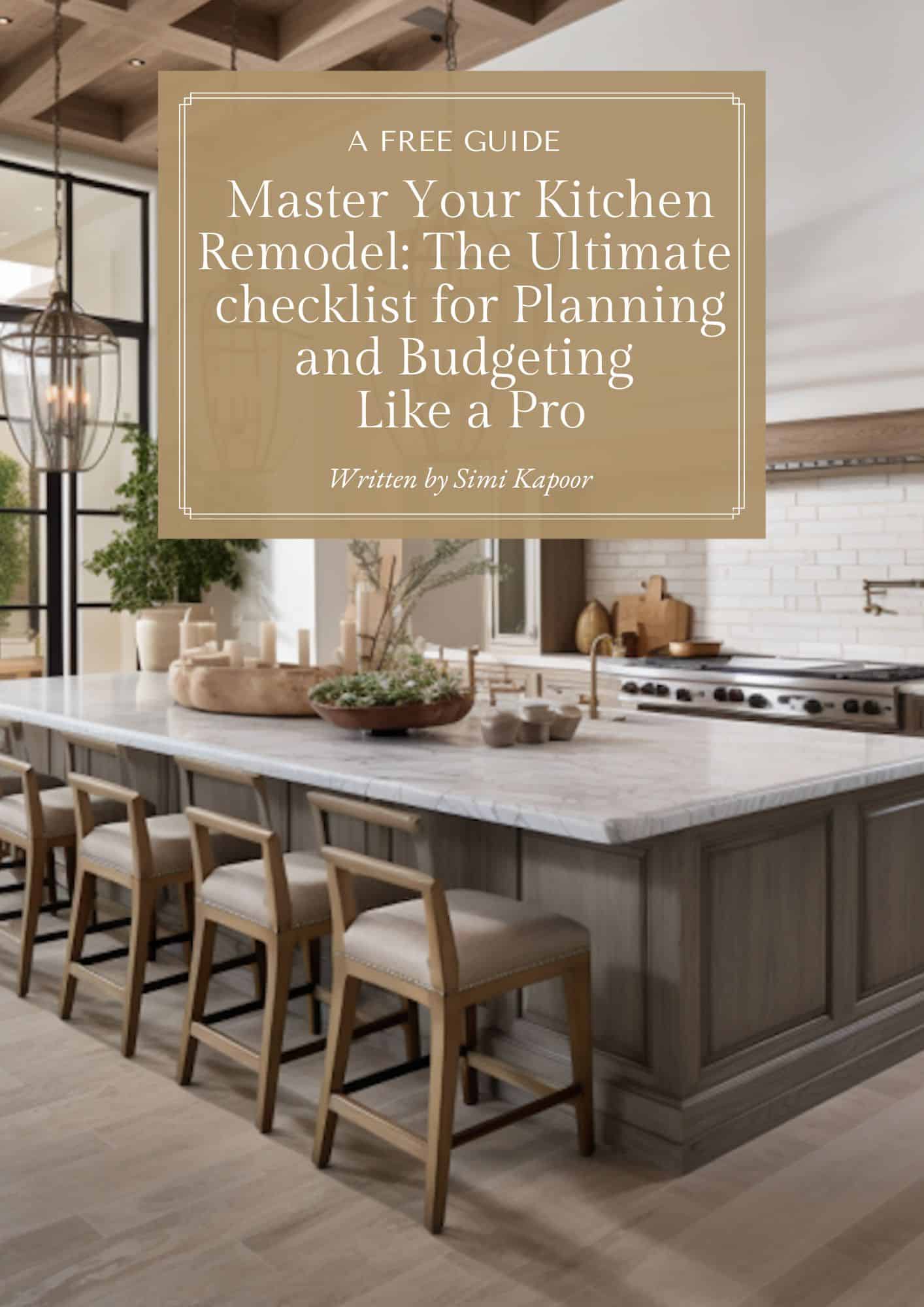 Kitchen Remodel Checklist - Unique Design Blog