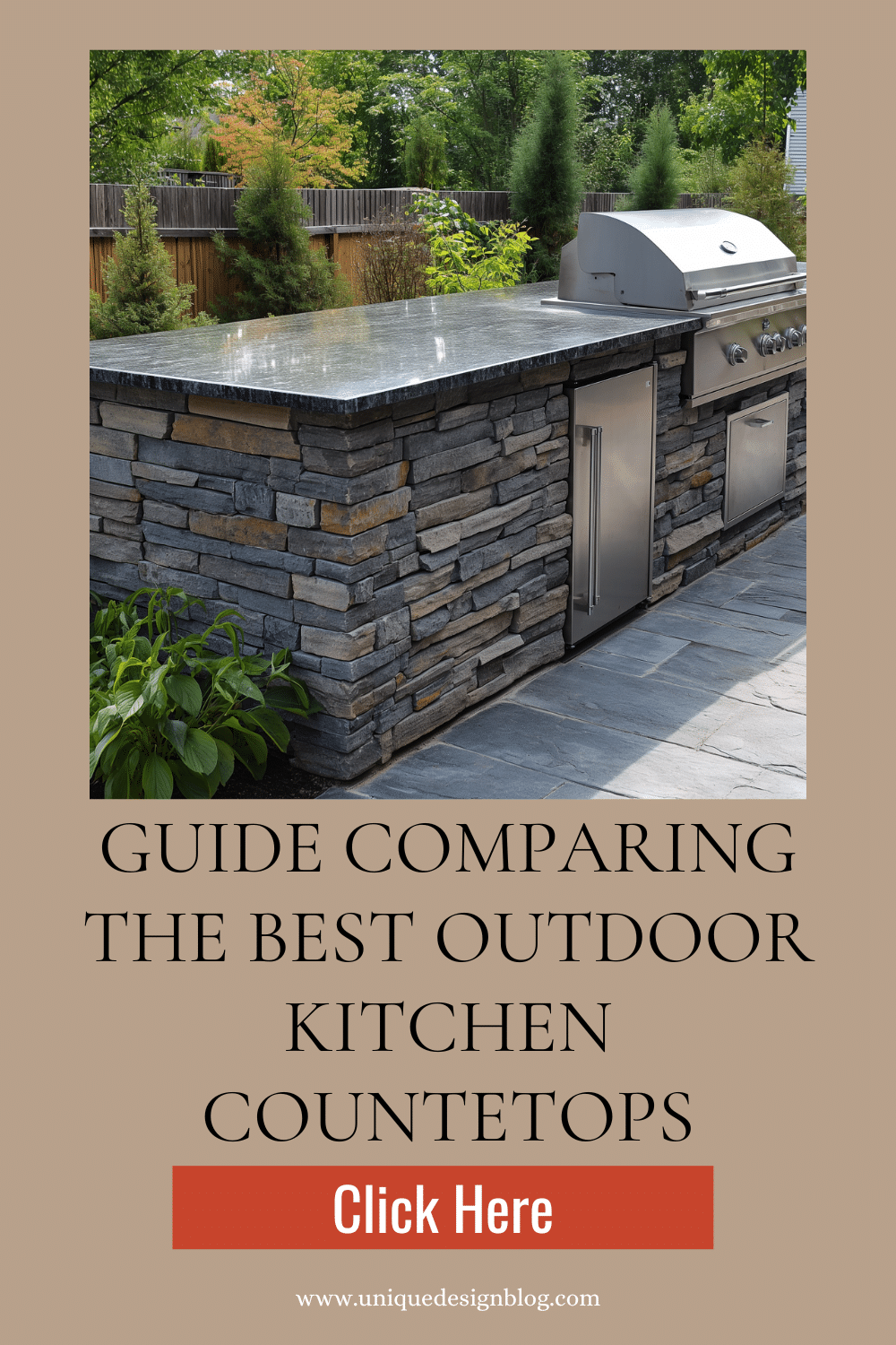 Best Options for Outdoor Kitchen Countertops - Unique Design Blog