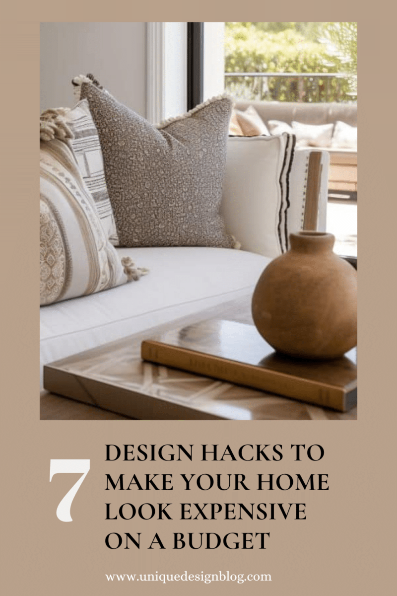 7 Design Hacks to Make Your Home Look Expensive on a Budget - Unique ...