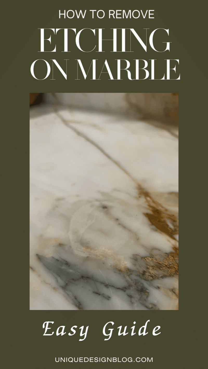 What is marble etching and how to prevent stains - Unique Design Blog