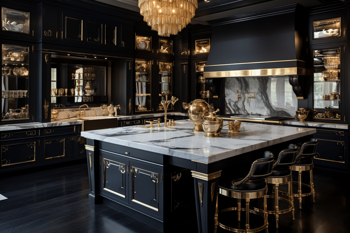 21 Modern Black Kitchen Ideas - Unique Design Blog