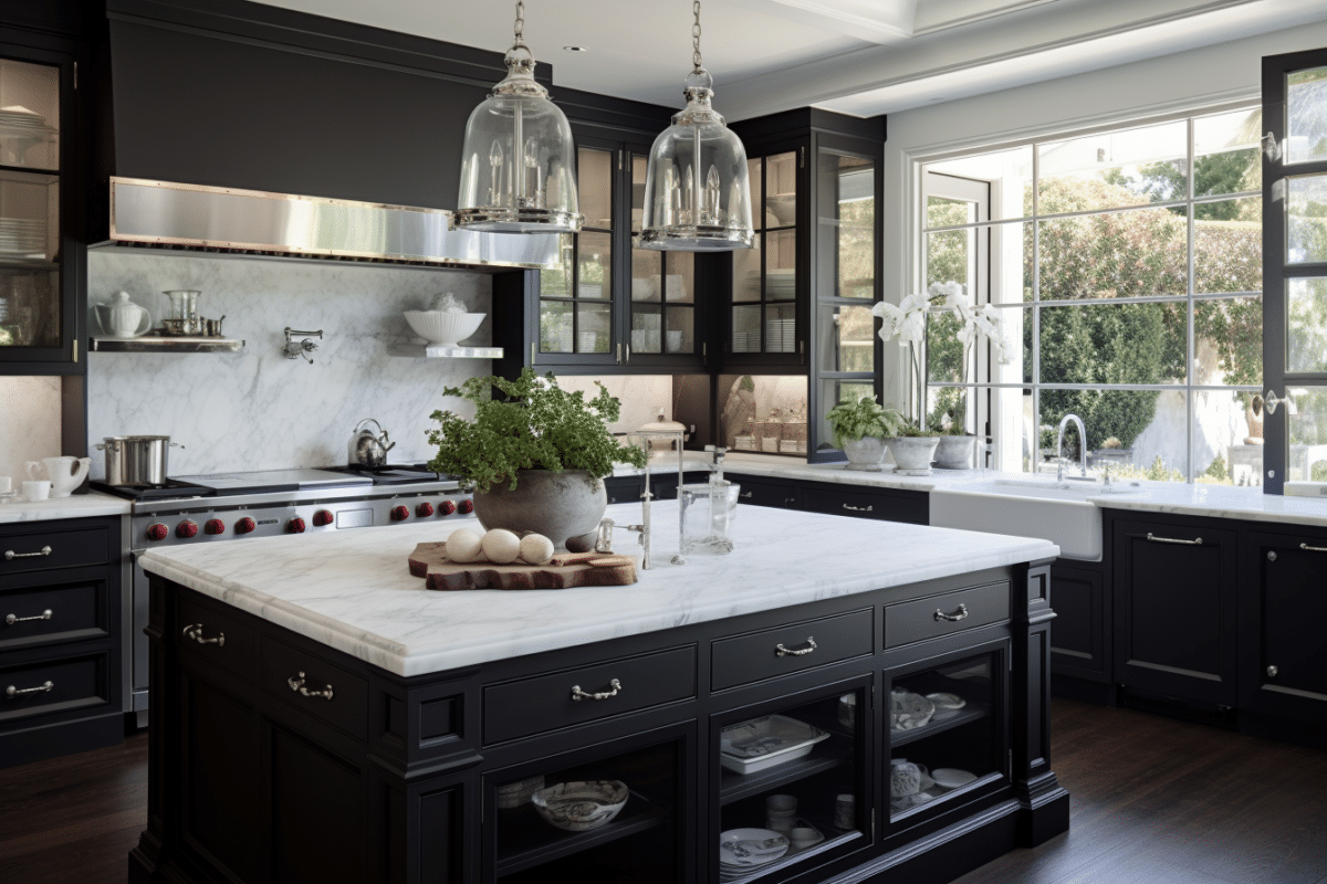 21 Modern Black Kitchen Ideas - Unique Design Blog