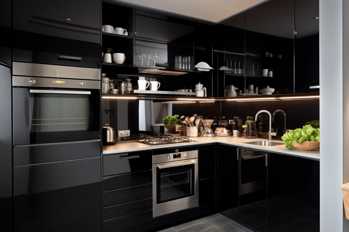 21 Modern Black Kitchen Ideas - Unique Design Blog