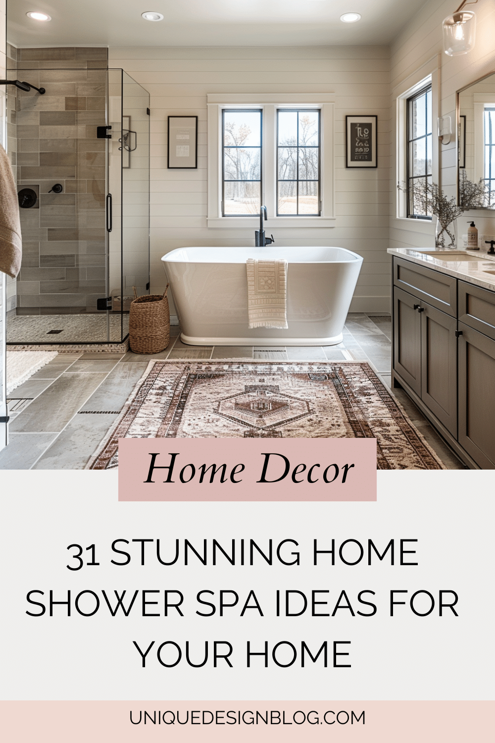 Transform your Bathroom: 31 Home shower Spa ideas - Unique Design Blog