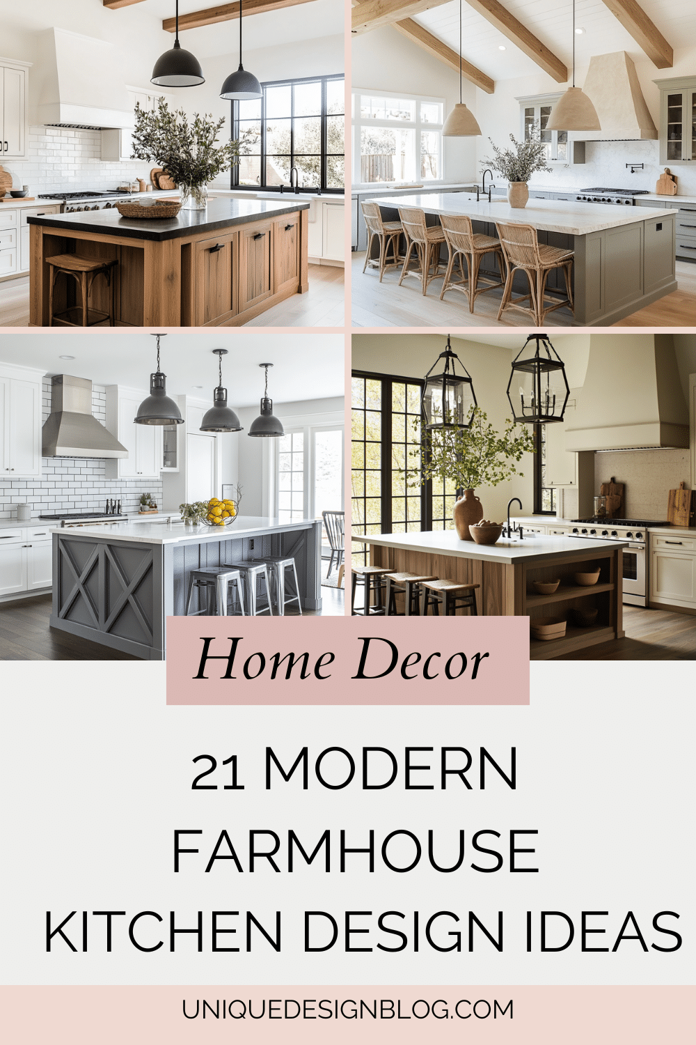 21 Modern Farmhouse kitchen Design ideas - Unique Design Blog