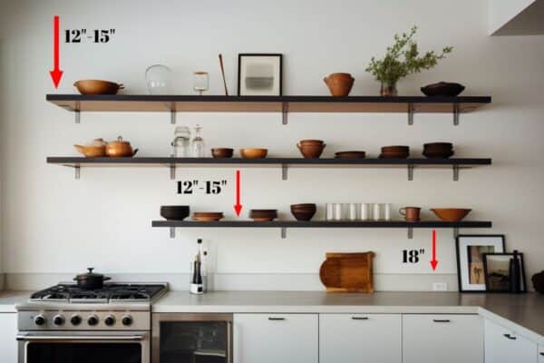 Best Guide to How deep should Kitchen shelves be - Unique Design Blog