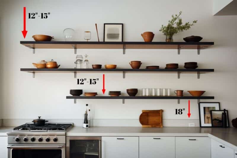 Best Guide to How deep should Kitchen shelves be - Unique Design Blog