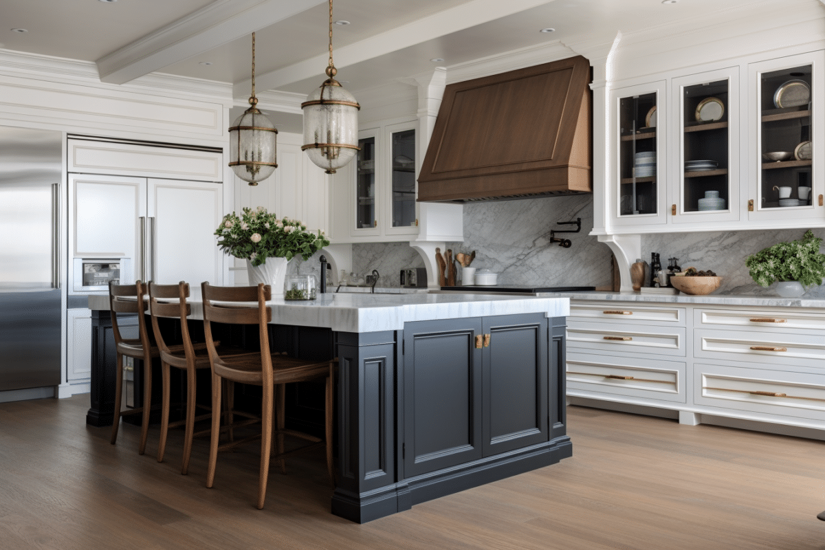 30 Gorgeous Two tone kitchen cabinets you need to see - Unique Design Blog