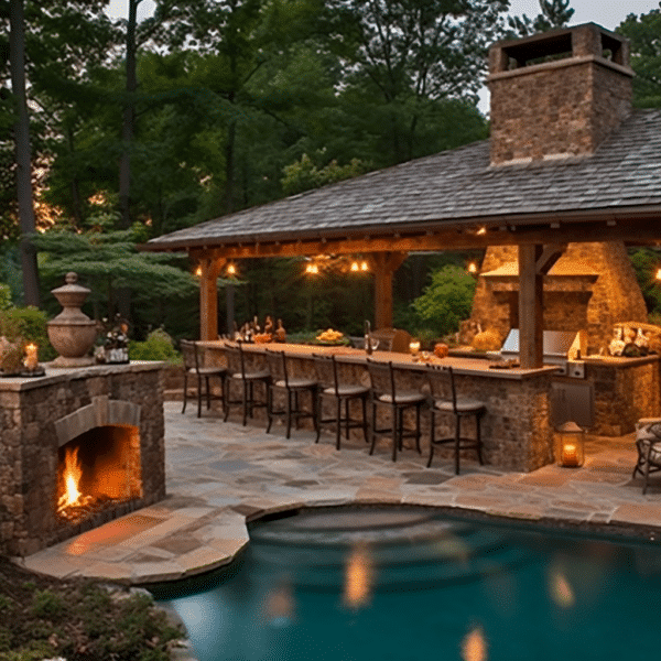 30 Stunning backyard pool and kitchen ideas to copy - Unique Design Blog