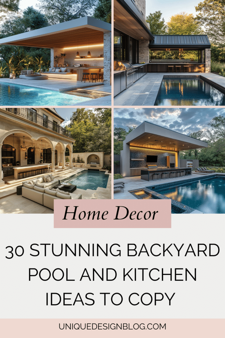 30 Stunning backyard pool and kitchen ideas to copy - Unique Design Blog