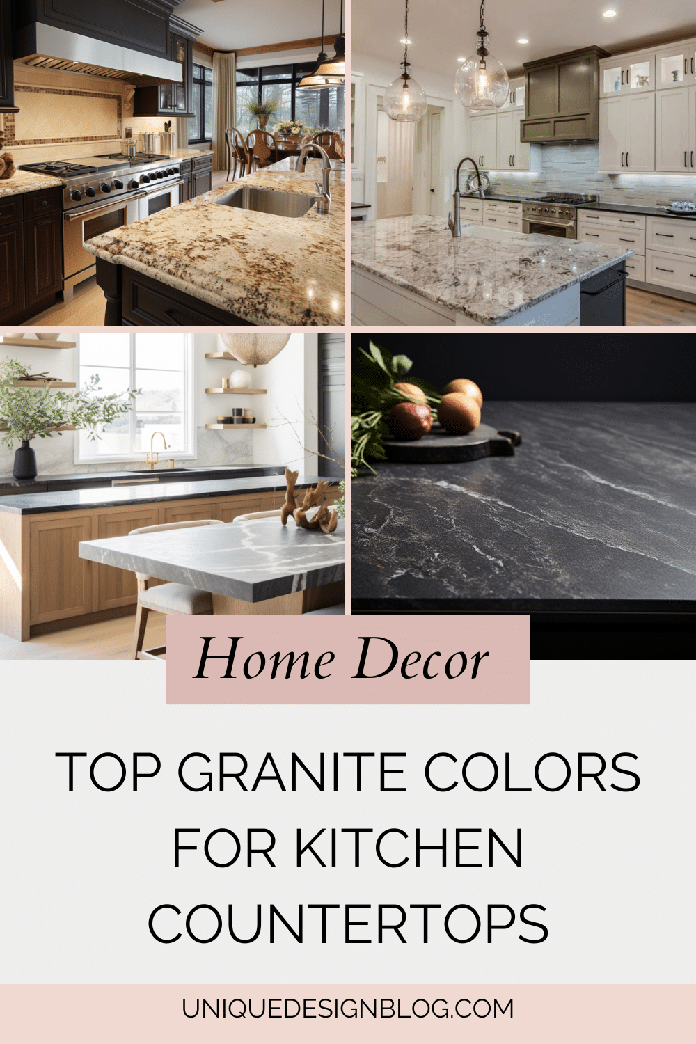 Most Popular granite colors for kitchen countertops - Unique Design Blog