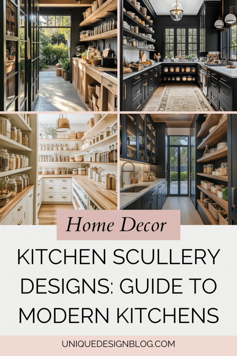 Kitchen Scullery designs: Guide to modern kitchens - Unique Design Blog