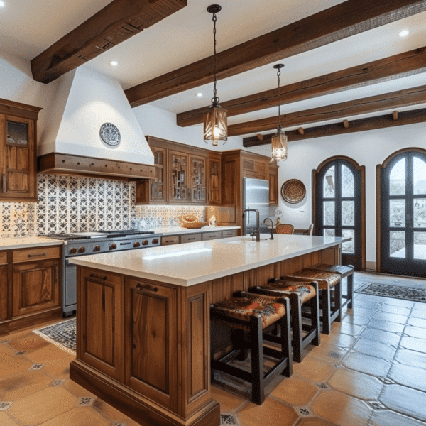 35 Beautiful Mexican hacienda kitchen Design Ideas - Unique Design Blog