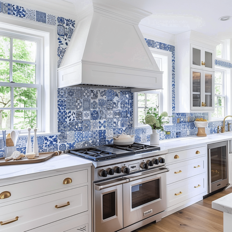 21 Amazing & Chic backsplash ideas for white cabinets - Unique Design Blog