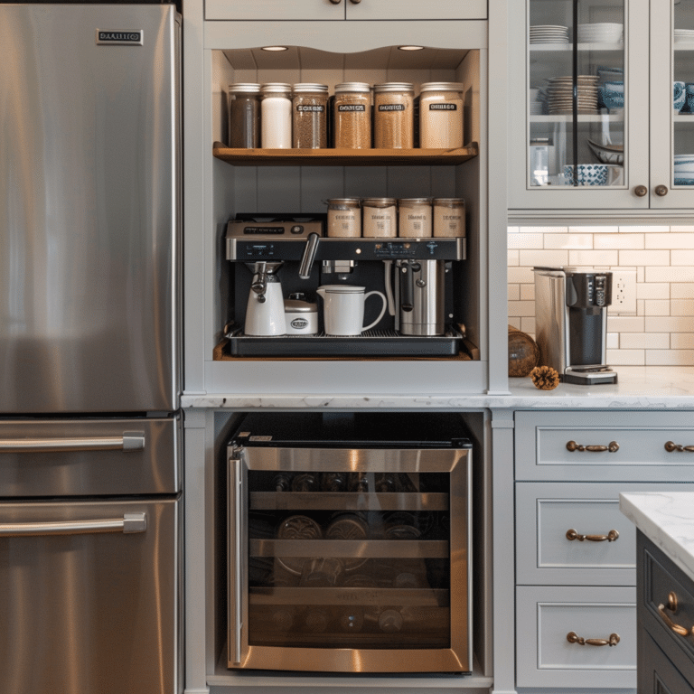 21 Best coffee bar ideas for kitchen counter - Unique Design Blog