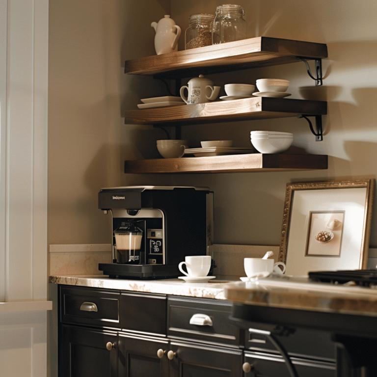 21 Best coffee bar ideas for kitchen counter - Unique Design Blog