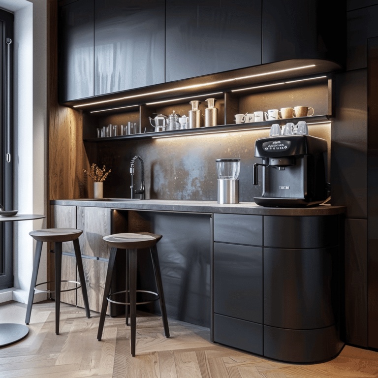 21 Best coffee bar ideas for kitchen counter - Unique Design Blog