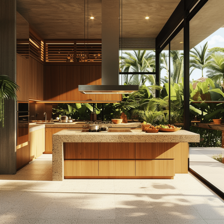 Master the Modern: 30 Waterfall Kitchen Islands that Wow - Unique ...