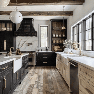 30 Gorgeous Two tone kitchen cabinets you need to see - Unique Design Blog