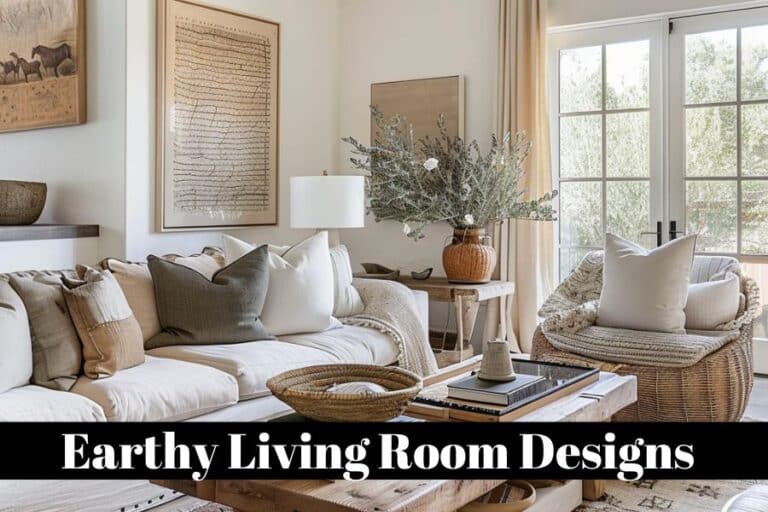 Harmony at Home: 30 Earthy Living Room Designs for Ultimate Relaxation ...