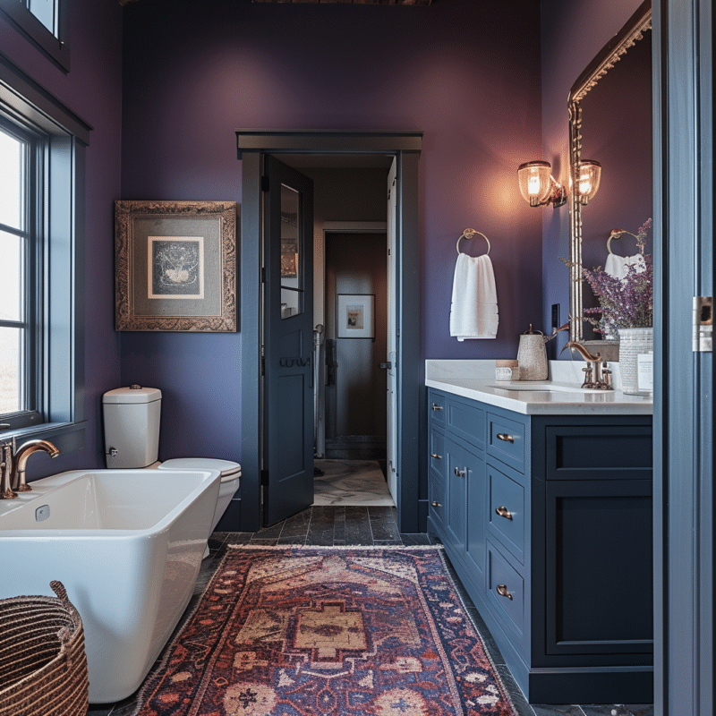 25 Bold and beautiful Dark bathroom Floor ideas that will Wow you ...