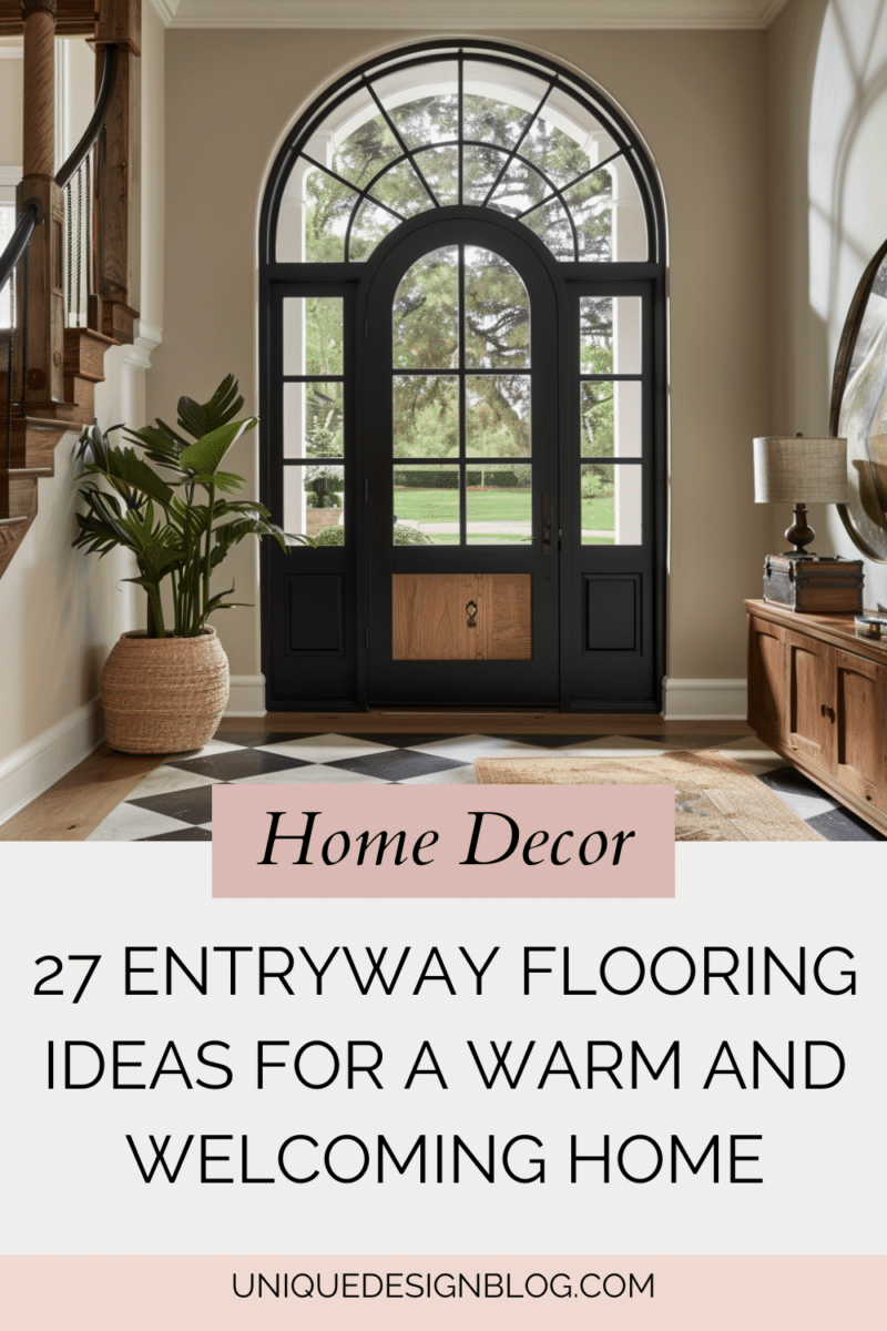 27 Entryway Flooring ideas for a Warm and Welcoming Home - Unique ...