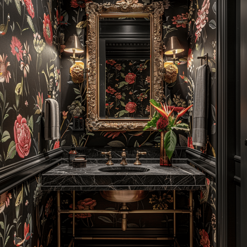 30 Chic and Stylish Powder Room Designs to Inspire You - Unique Design Blog