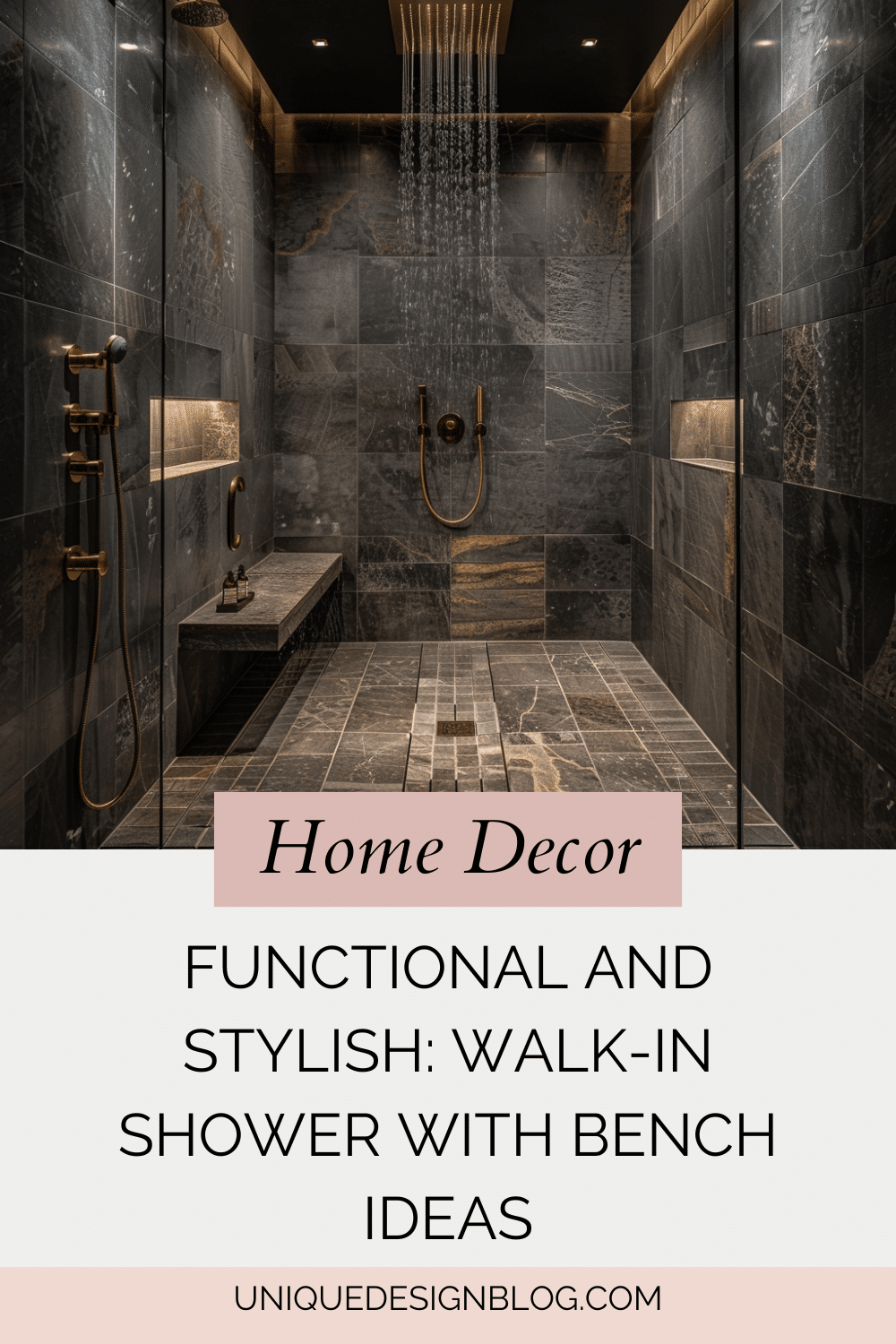 30 Functional and Stylish: Walk-In Shower with Bench Ideas - Unique ...