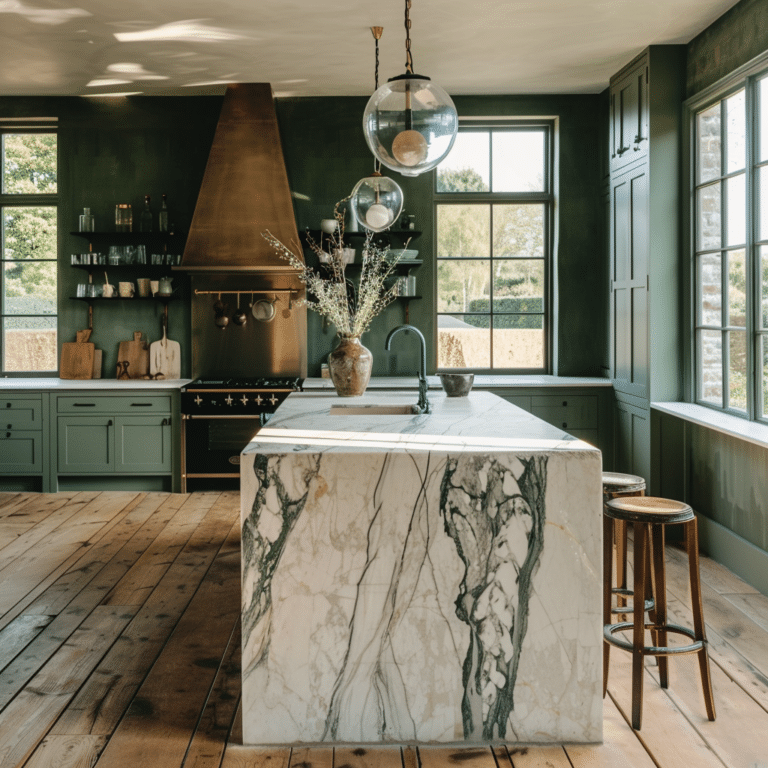 Master the Modern: 30 Waterfall Kitchen Islands that Wow - Unique ...