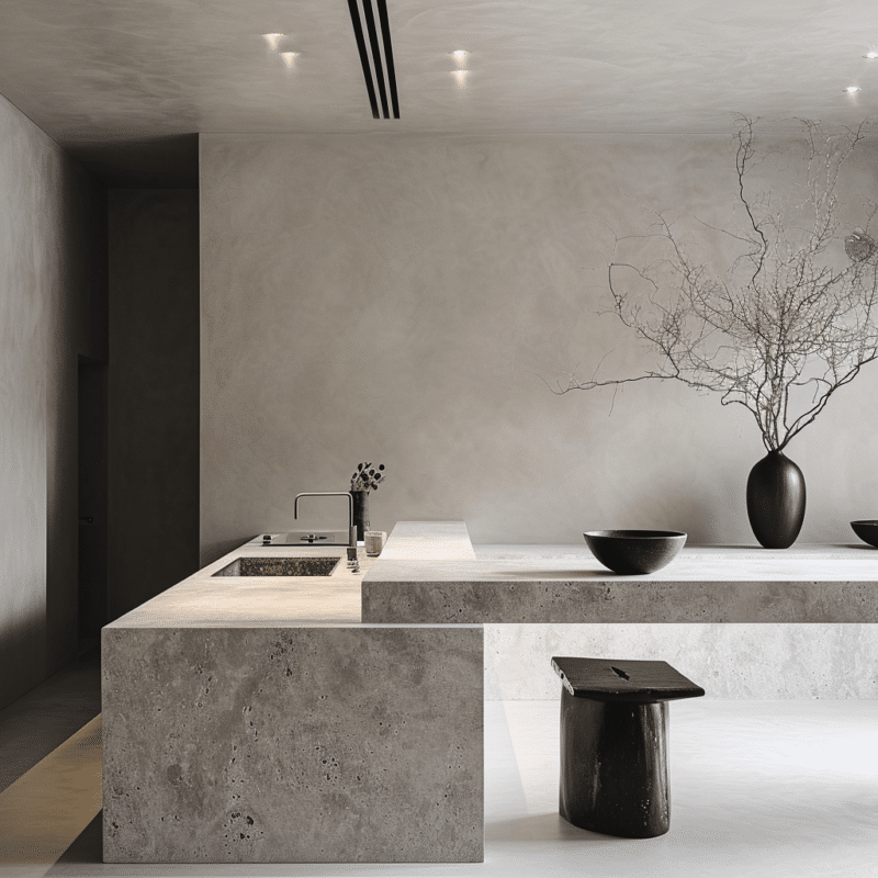 Master the Modern: 30 Waterfall Kitchen Islands that Wow - Unique ...