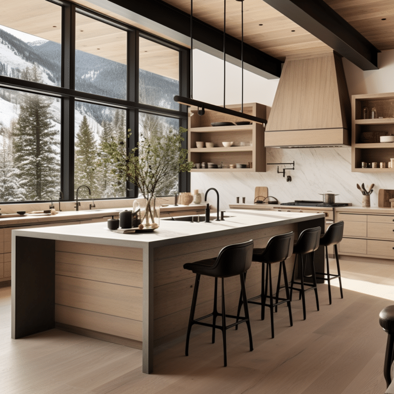 Master the Modern: 30 Waterfall Kitchen Islands that Wow - Unique ...