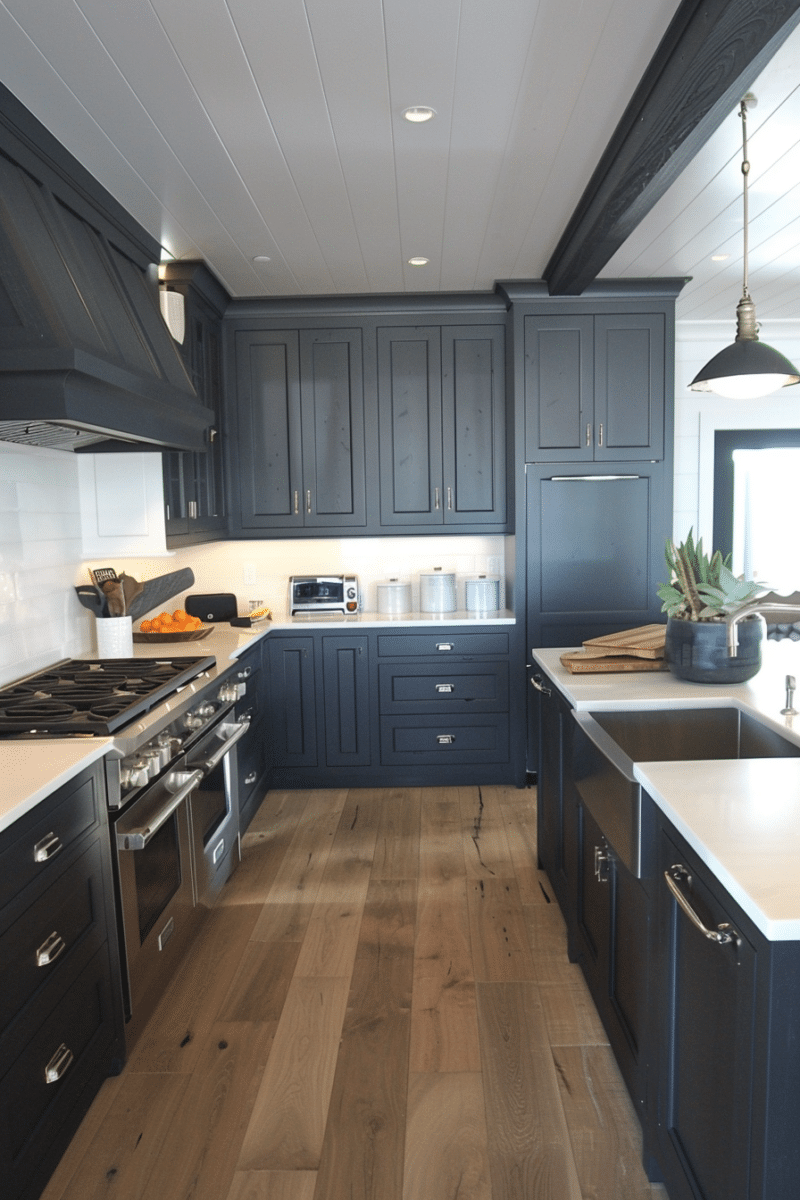 30 Dark Grey Kitchen Cabinets Designs: The Ultimate Guide - Unique ...