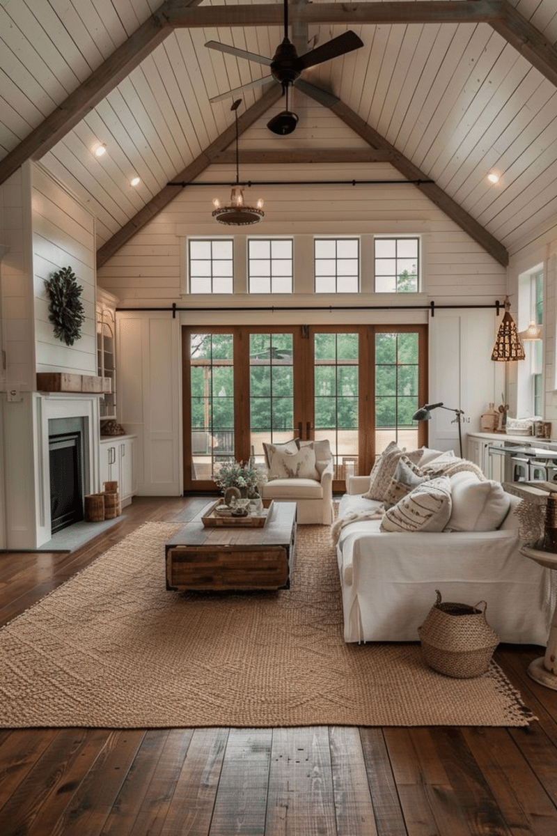 Rustic Charm: 25 Farmhouse Living Room ideas You’ll Love - Unique ...