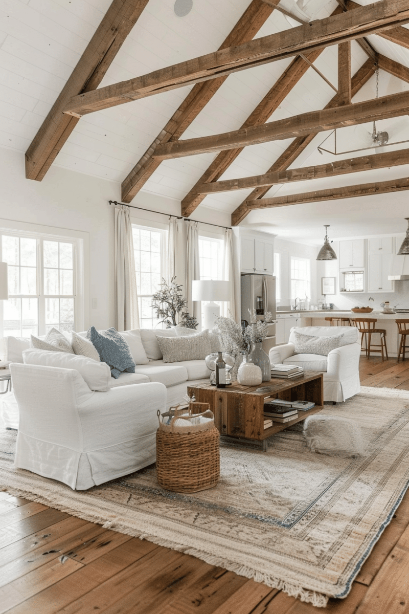 Rustic Charm: 25 Farmhouse Living Room ideas You’ll Love - Unique ...