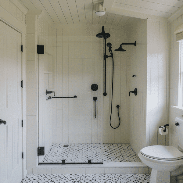35 Chic Farmhouse Shower Ideas for your home - Unique Design Blog