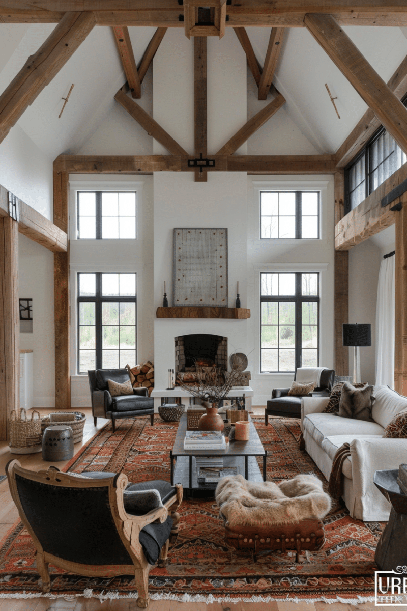Rustic Charm: 25 Farmhouse Living Room ideas You’ll Love - Unique ...