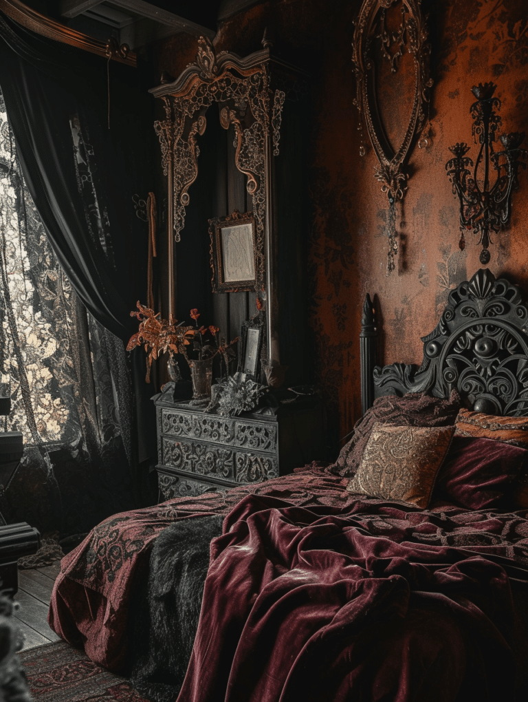 25 Enchanting Whimsy Goth Bedroom Ideas for a Mystical Vibe - Unique ...