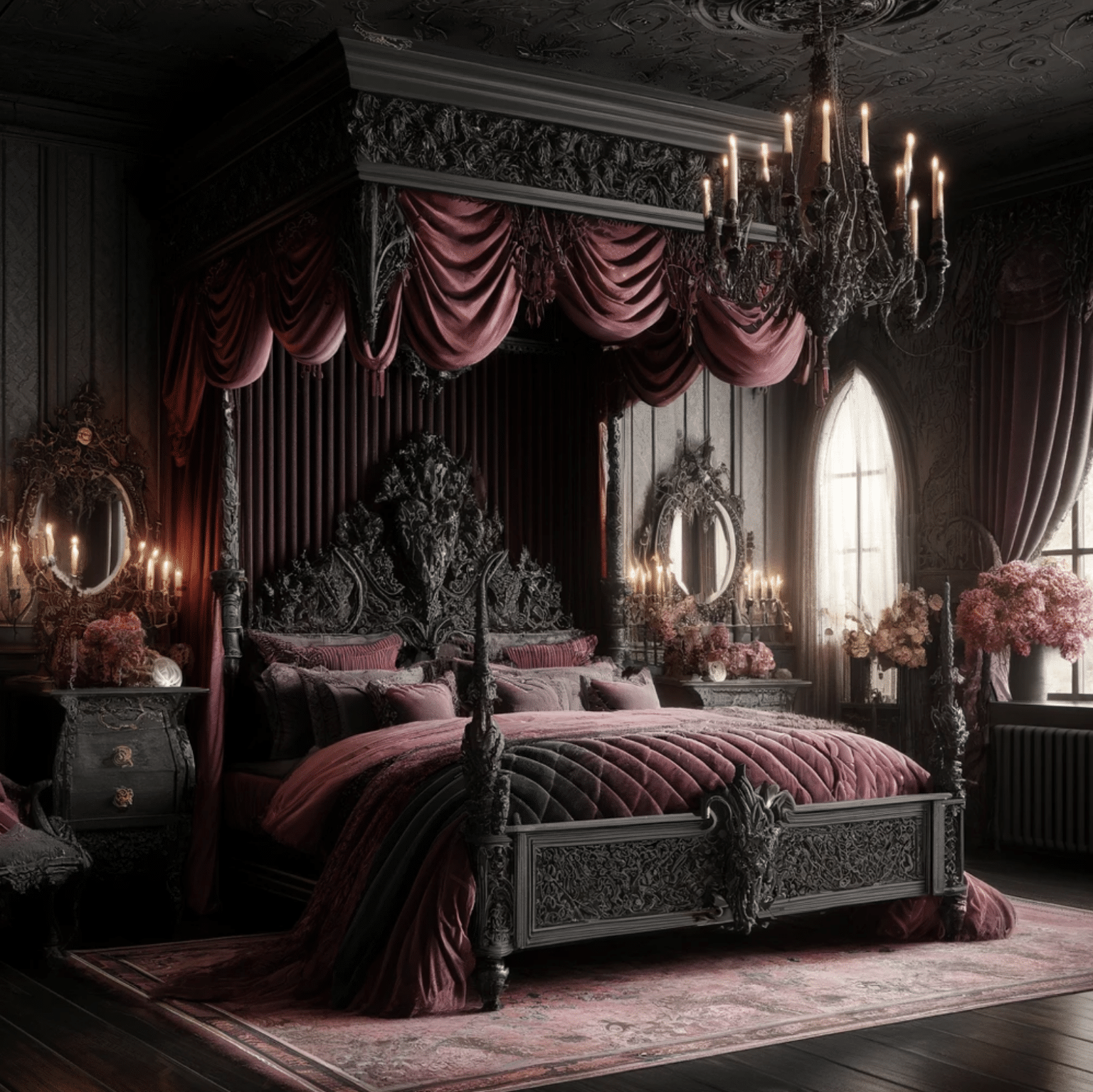 25 Enchanting Whimsy Goth Bedroom Ideas for a Mystical Vibe - Unique ...