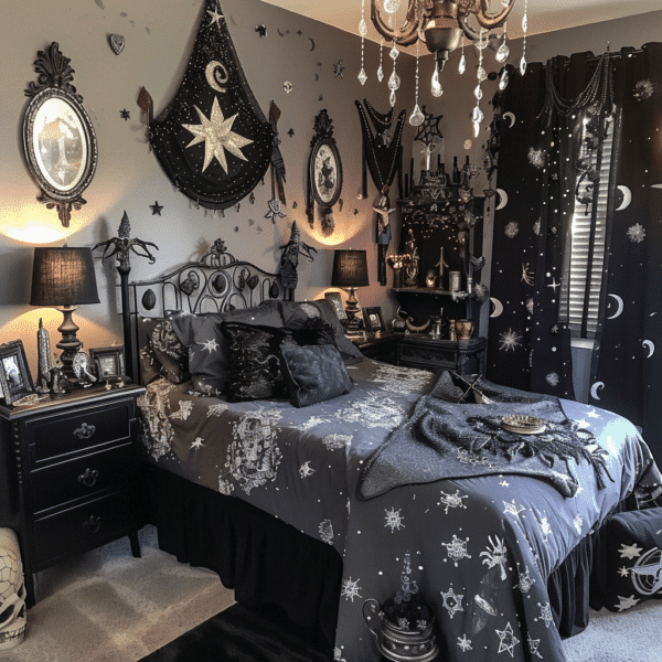 25 Enchanting Whimsy Goth Bedroom Ideas for a Mystical Vibe - Unique ...
